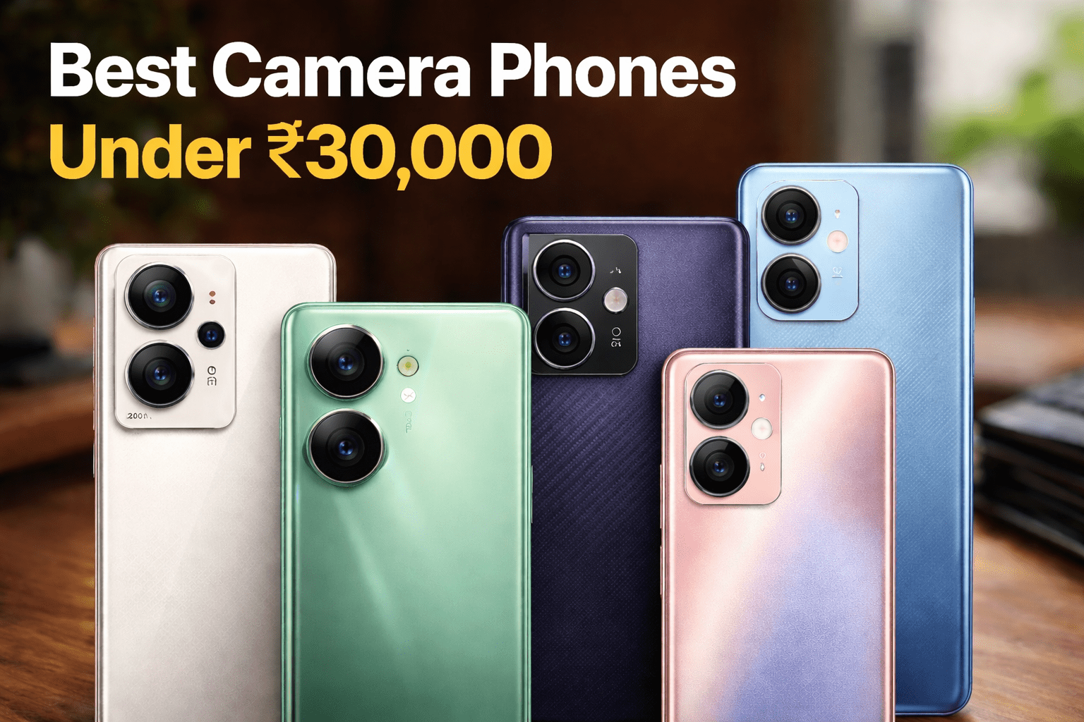 Best Camera Phones Under 30000 in India (March 2026)