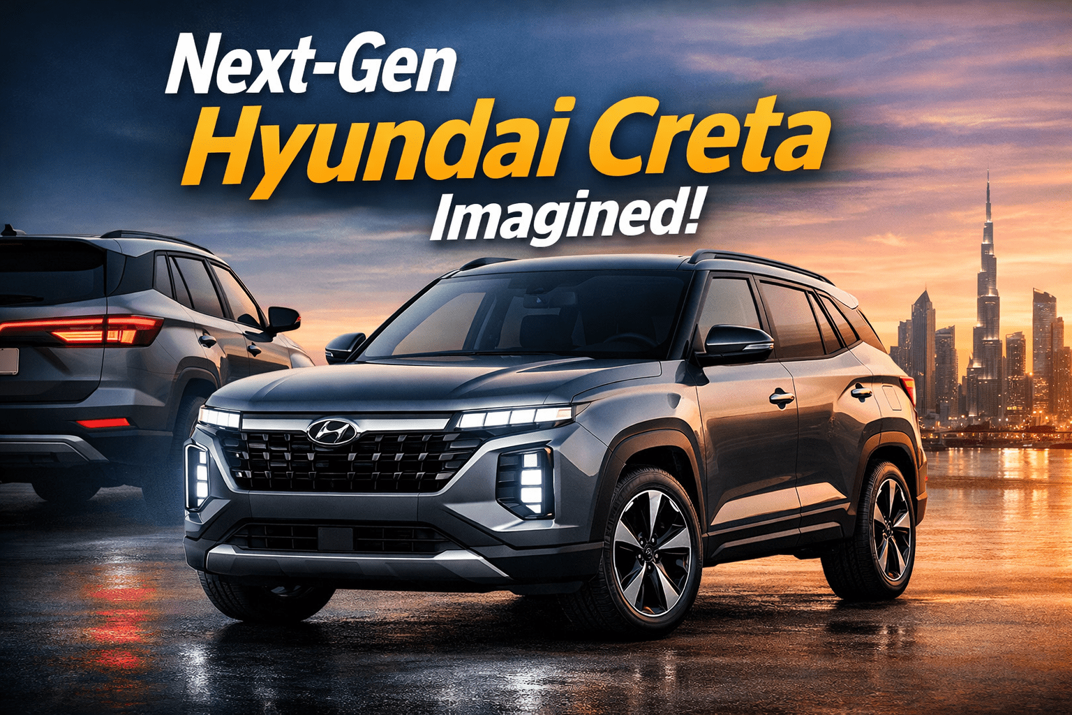Next-gen Hyundai Creta imagined in fresh renders